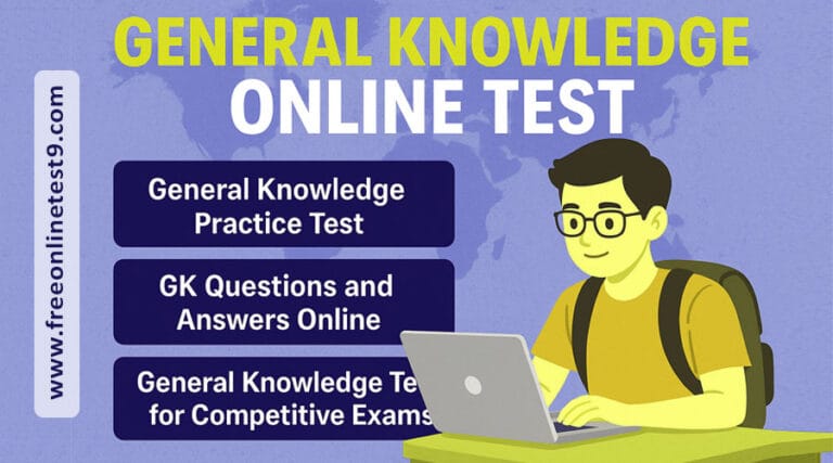 General Knowledge Online Test 2026: Free GK Quiz for Exams