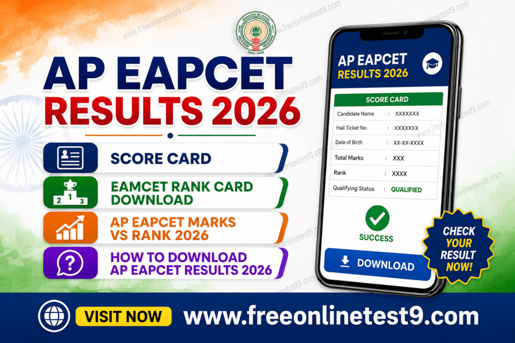 AP EAPCET Results 2026: ScoreCard & Rank Card Download